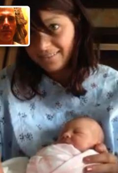 Séquence émotions : Cette petite fille de 7 mois rencontre son papa ...